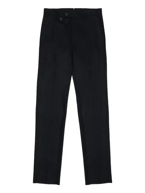 FERRAGAMO Straight Leg Trousers - Black