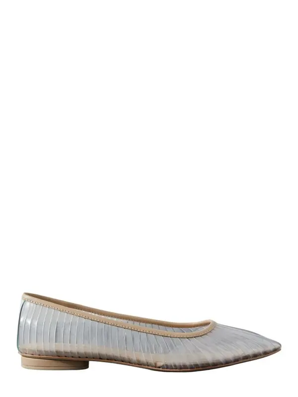 Cult Gaia Leena Pointed-toe Flats - Transparent