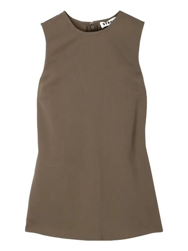 Staud Bronte Vest - Brown