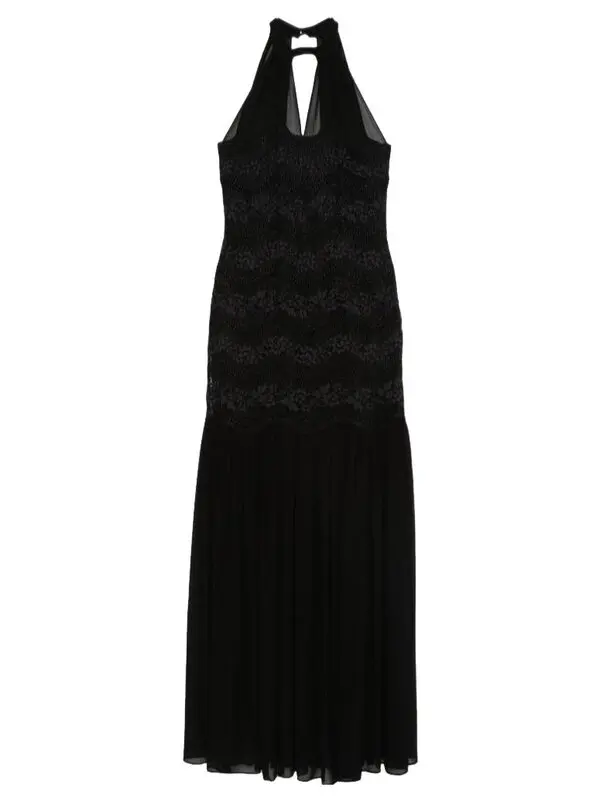 TWINSET Halterneck Maxi Dress - Black