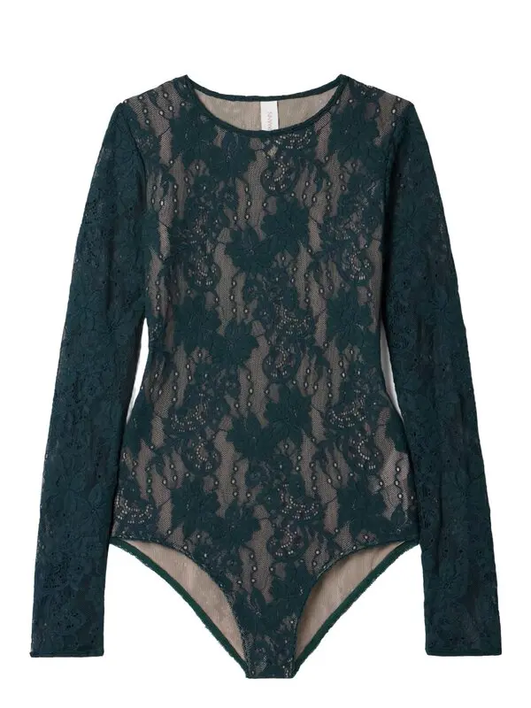 Zimmermann Lace Bodysuit - Black