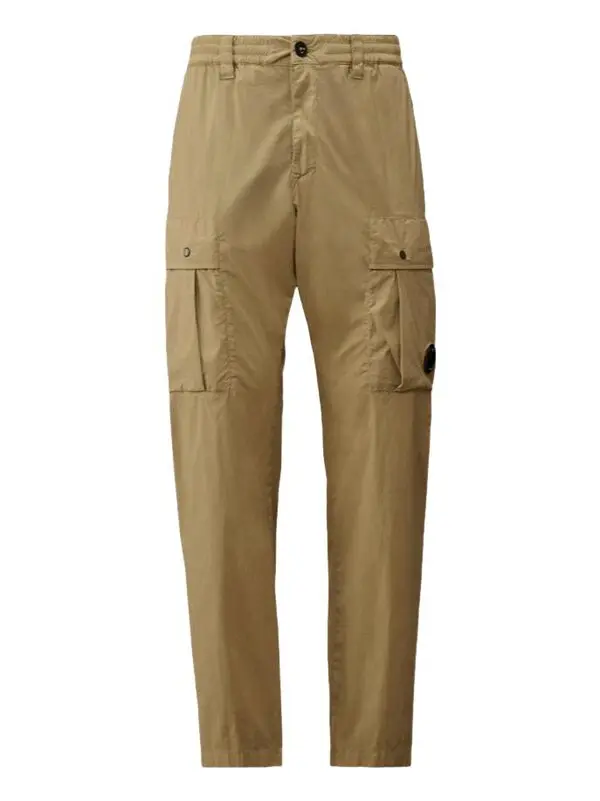 C.P. COMPANY Lens Pocket Cargo Pants - Moss Gray-green