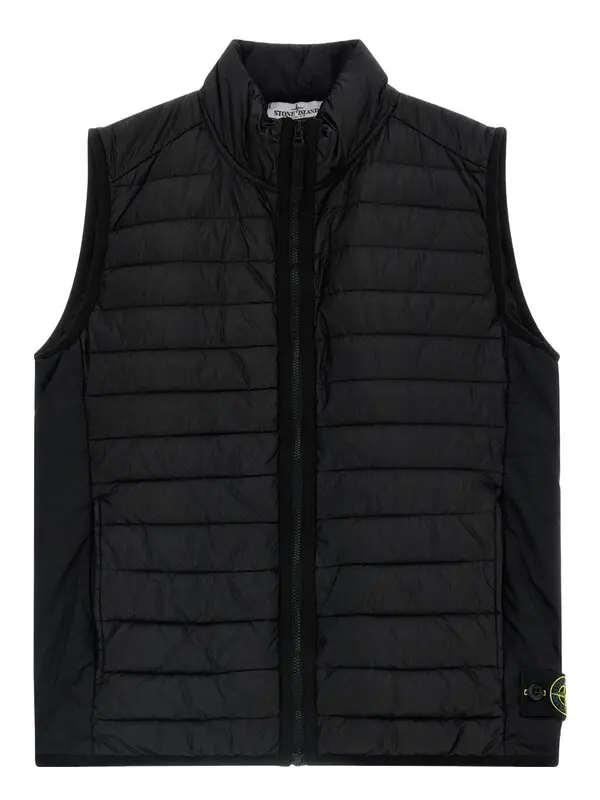 Stone Island Quilted Gilet - Black