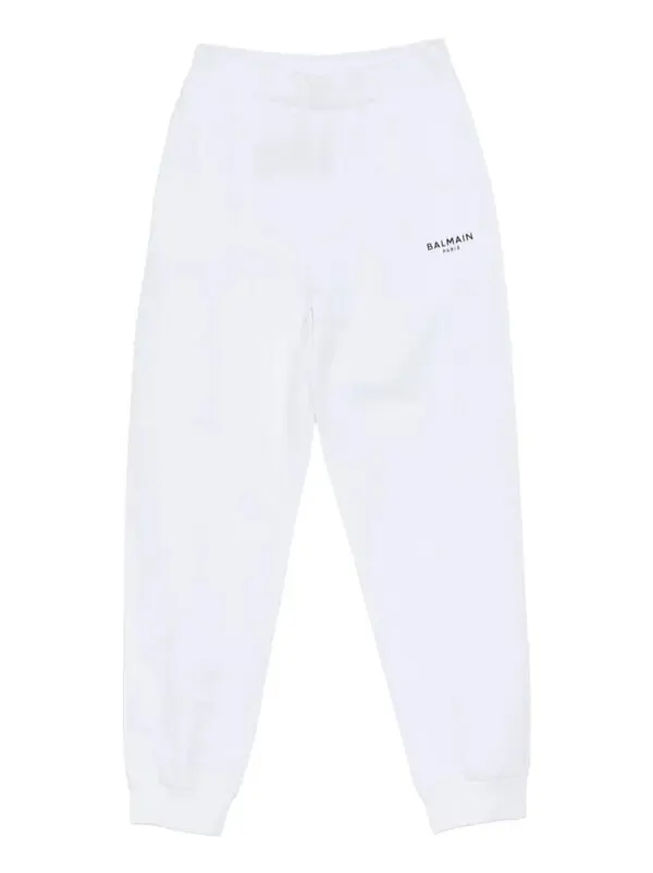 Balmain Logo Track Pants - White