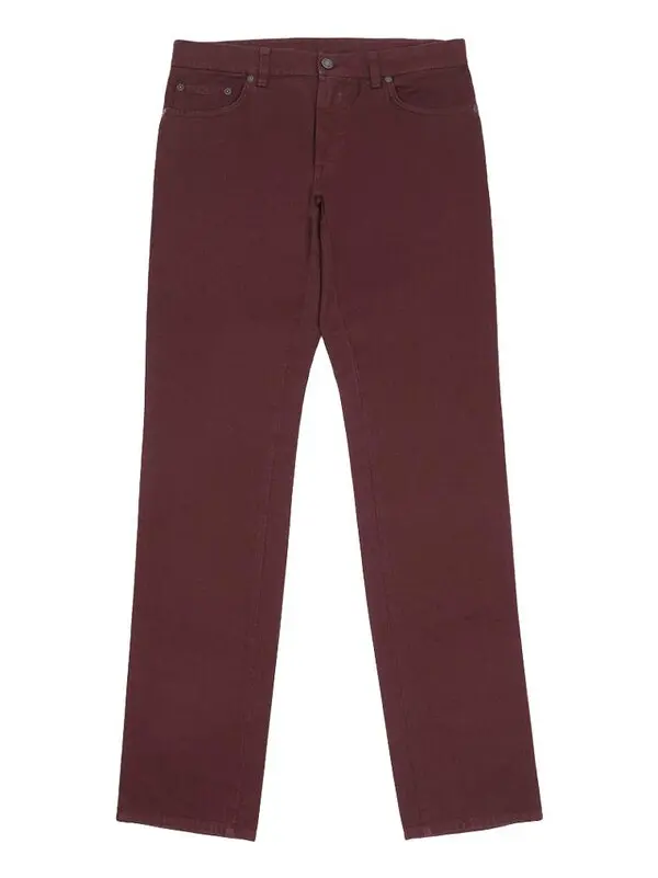 FERRAGAMO Straight Jeans - Red