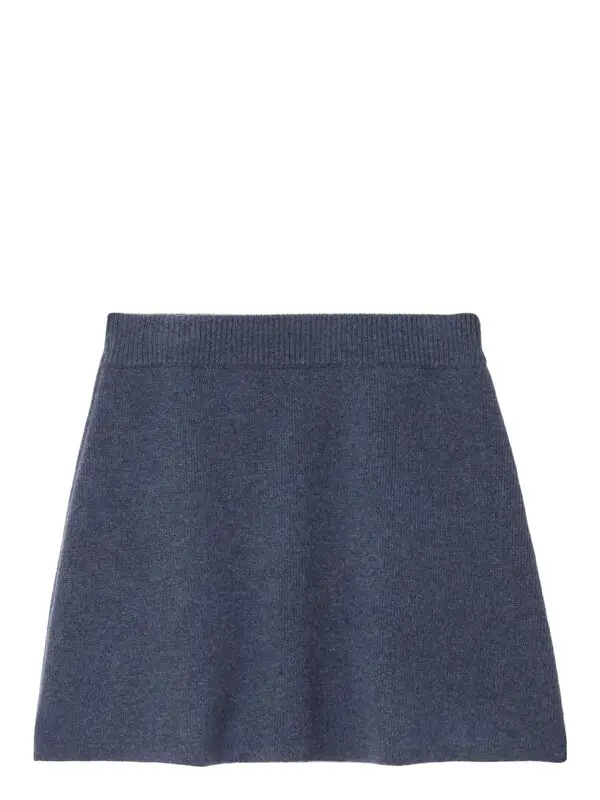 LISA YANG Clare Cashmere Mini Skirt - Navy