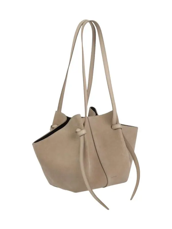 Yuzefi Logo Handbag - Nude