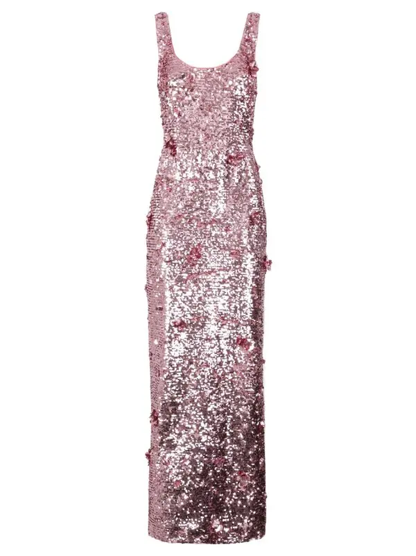 Simkhai Strapless Sequined Midi Dress - Multicolor