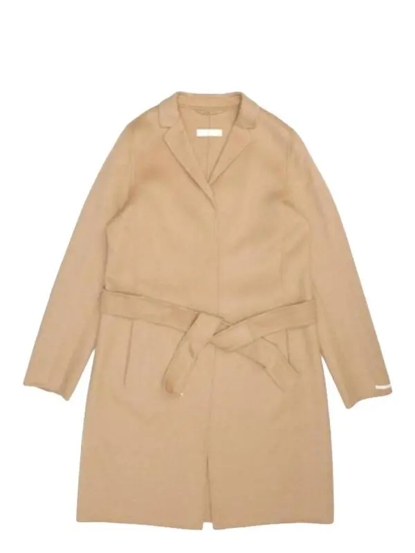Max Mara Logo Coat - Nude