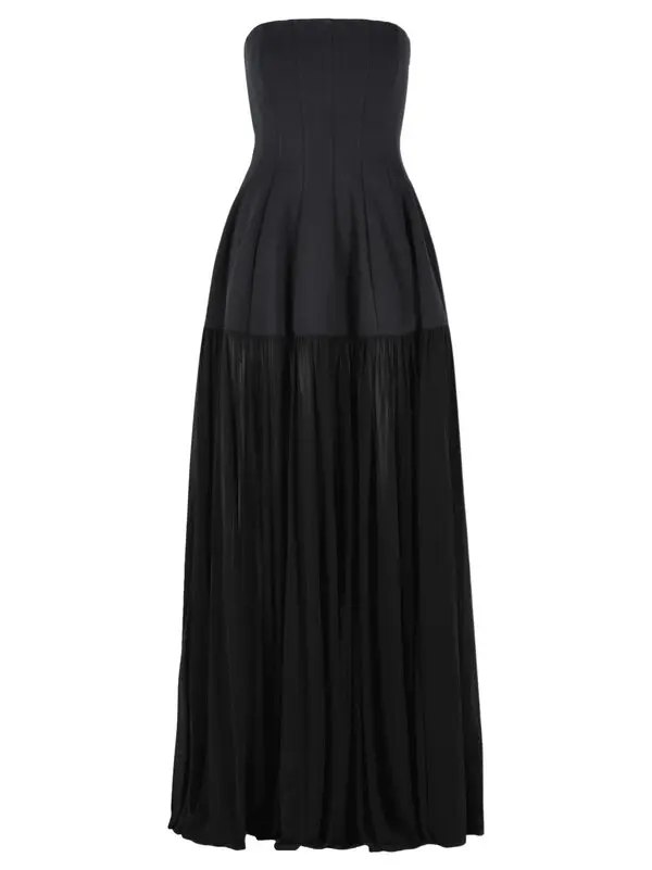 Simkhai Sandrine Strapless Maxi Dress - Black