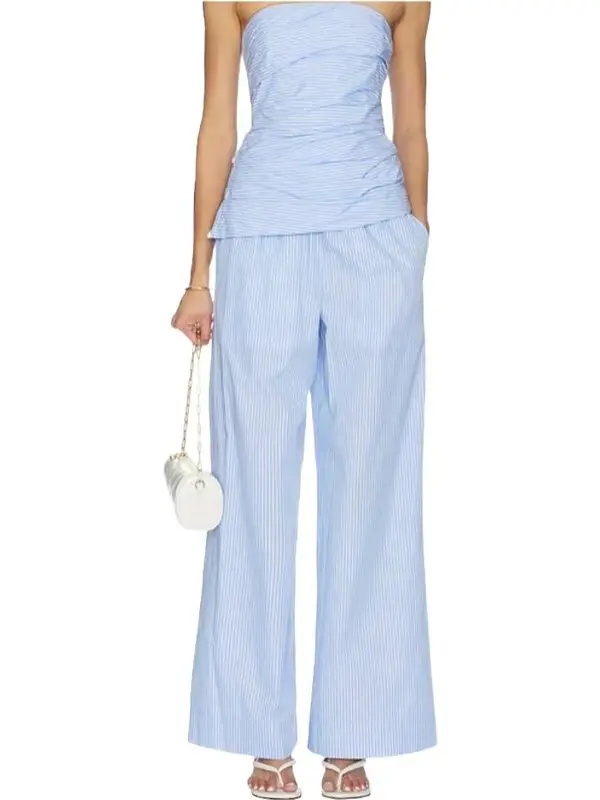 Simkhai Arden Striped Trousers - Blue
