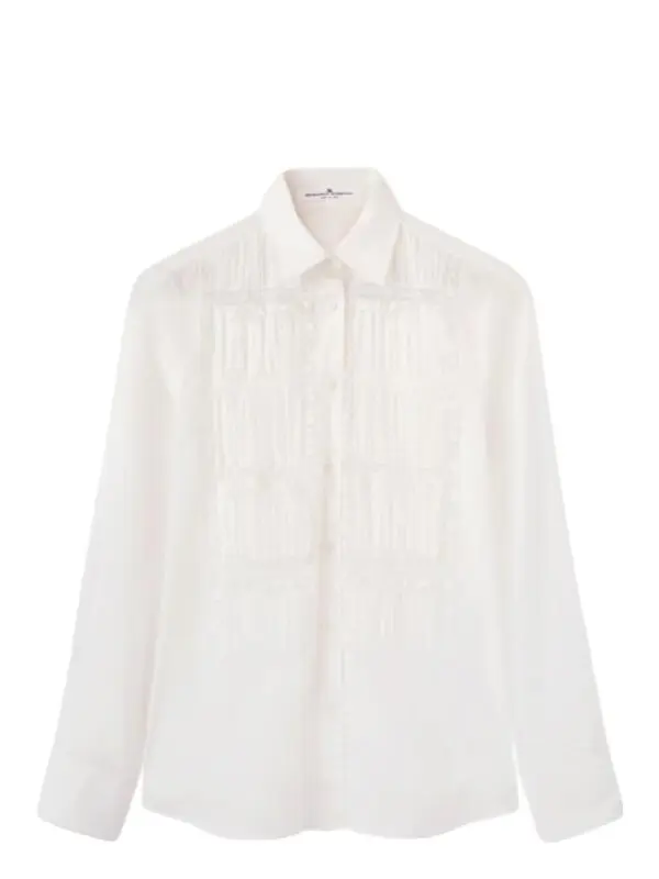 Ermanno Scervino Lace Detailed Button-up Shirt - No