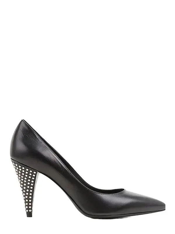Saint Laurent Pointed High Heels - Black