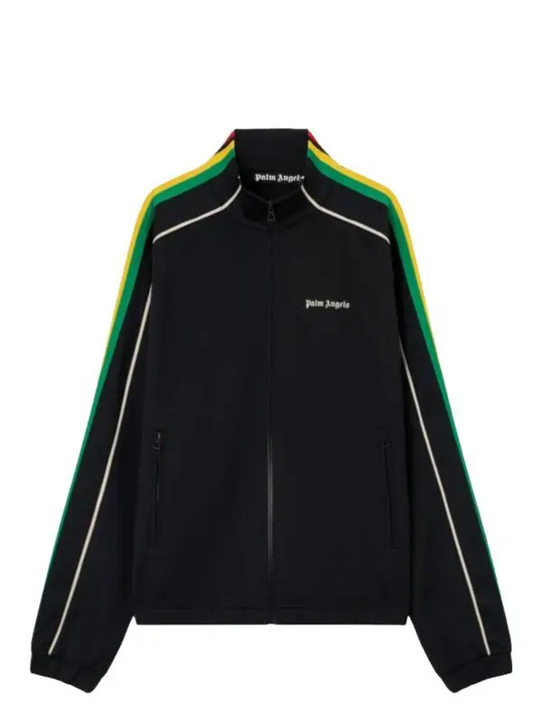 Palm Angels Classic Logo Track Jacket - Black Off-white
