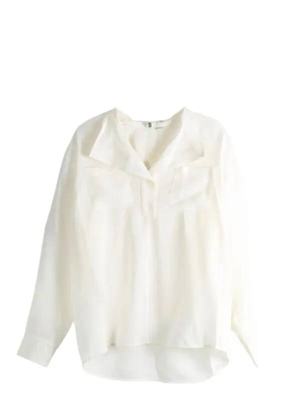 TOTEME Long-sleeve Ruffled Shirt - No
