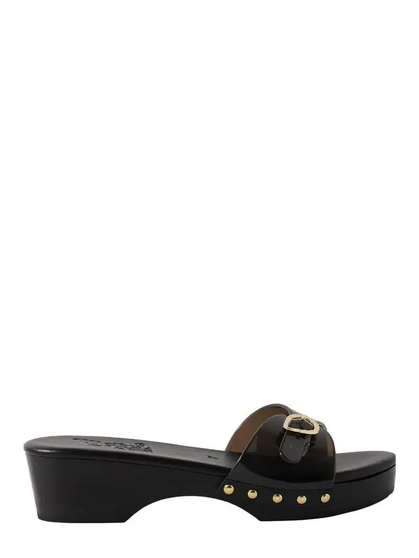 ANCIENT GREEK SANDALS Jelly Studded Pvc Clogs - Black