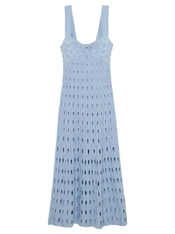 Simkhai Christina Knit Midi Dress - Tidepool