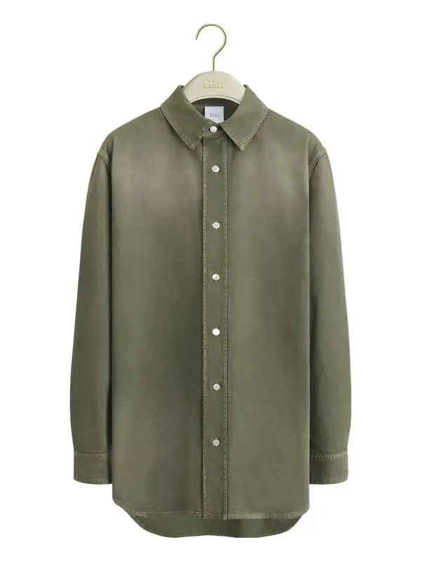 Dior Cotton Denim Blouse - Khaki