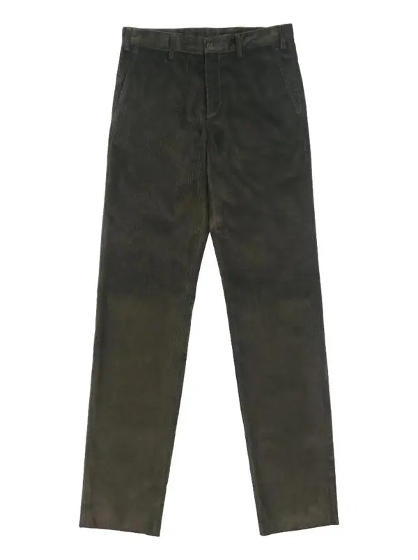 PAUL  SHARK Paul & Shark Logo Applique Corduroy Trousers - Black
