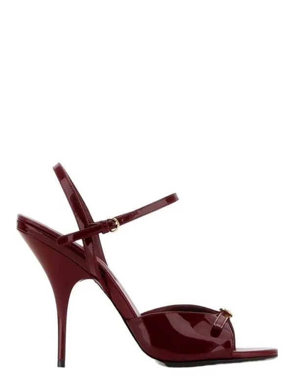 Miu Miu Strappy Stiletto Heeled Sandals - Brown