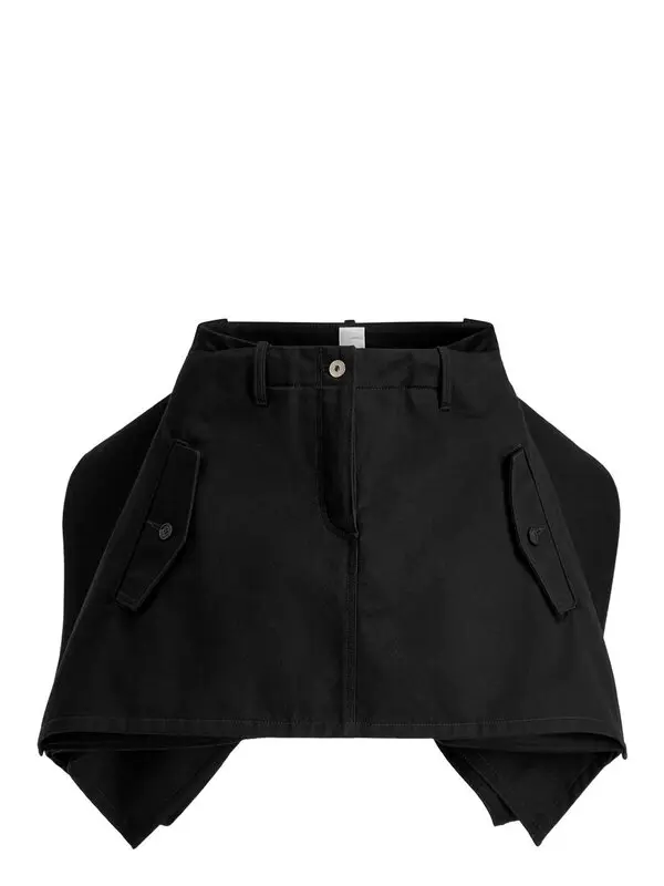 Dior Ruffled Miniskirt - Black