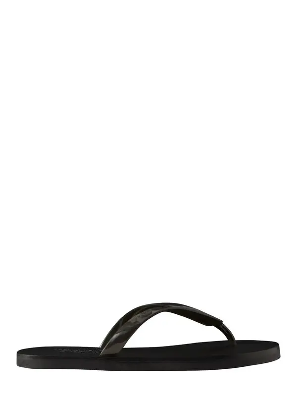ANCIENT GREEK SANDALS Sayonara' Jelly Flip Flops - Black