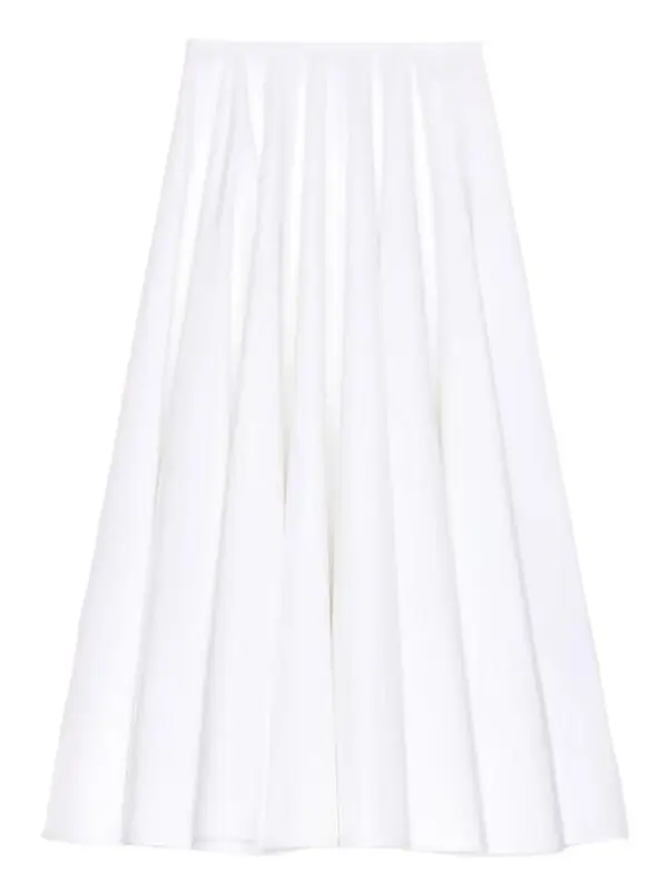 Givenchy Flared Long Circular Skirt - White