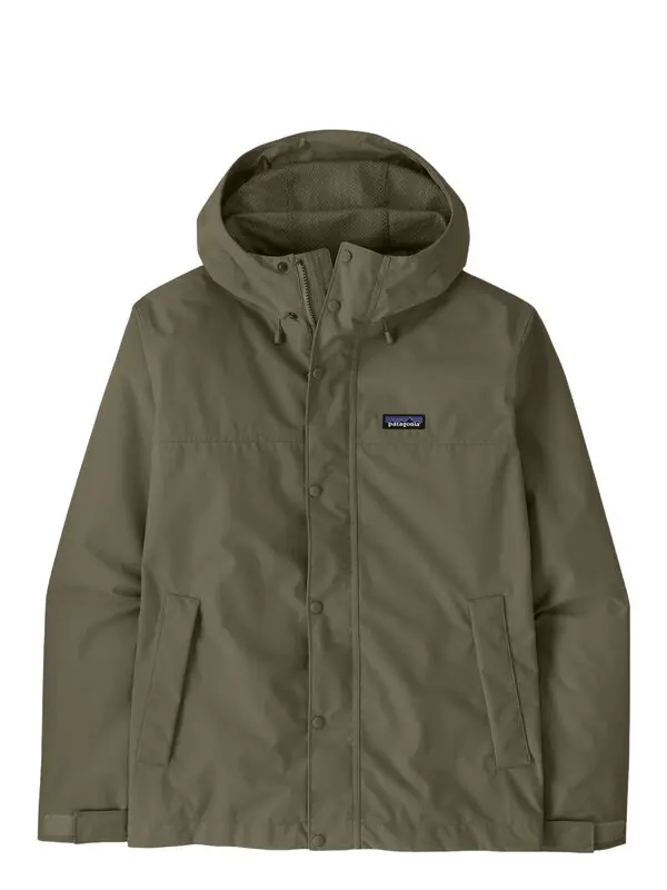 Patagonia Waterproof Hooded Jacket - Basin Green