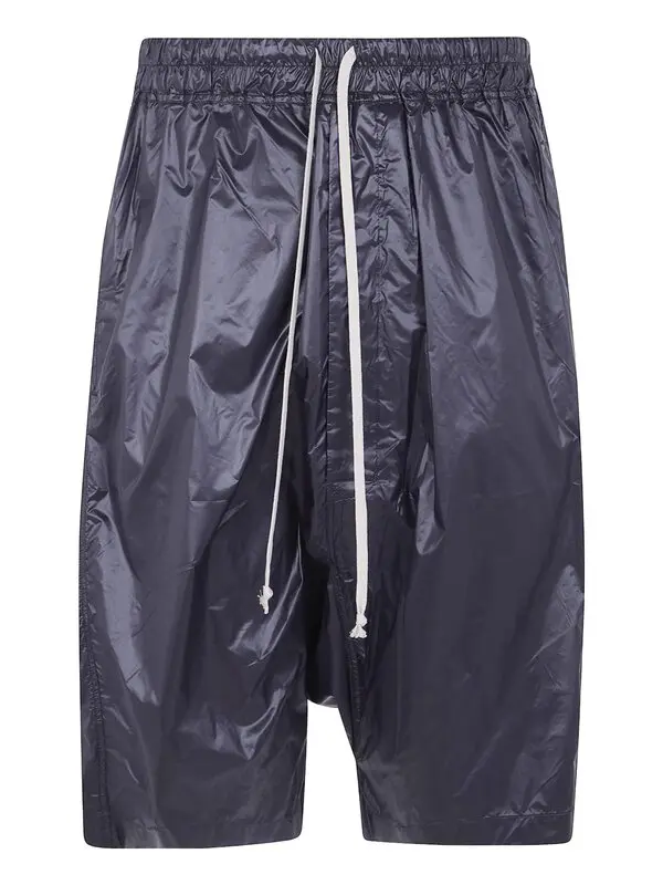 Rick Owens Wide Leg Shorts - Black