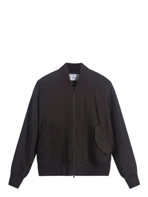 ROBERTO COLLINA Bomber Jacket - Black