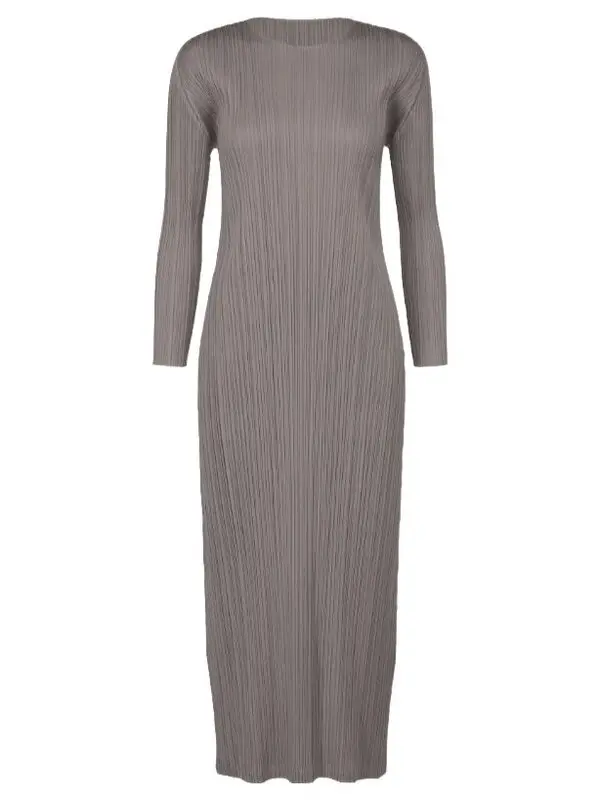 PLEATS PLEASE BY ISSEY MIYAKE Maxi Dress - Grey