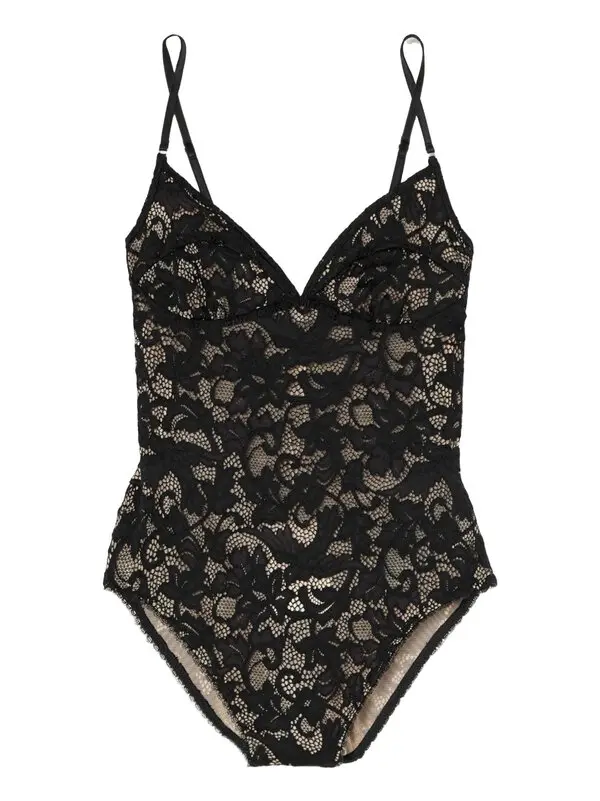 Zimmermann Lace Bodysuit - Black