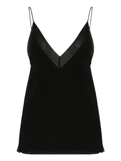 Marella Georgette Camisole Top - Black