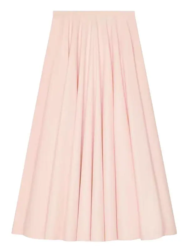 Givenchy Flared Long Circular Skirt - Nude