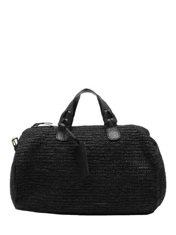 IBELIV Woven Tag-detail Tote Bag - Black