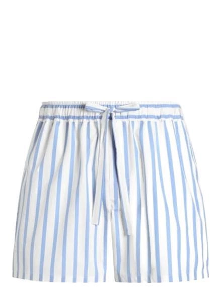 Dolce & Gabbana Striped Drawstring Bermuda Shorts - Light Blue