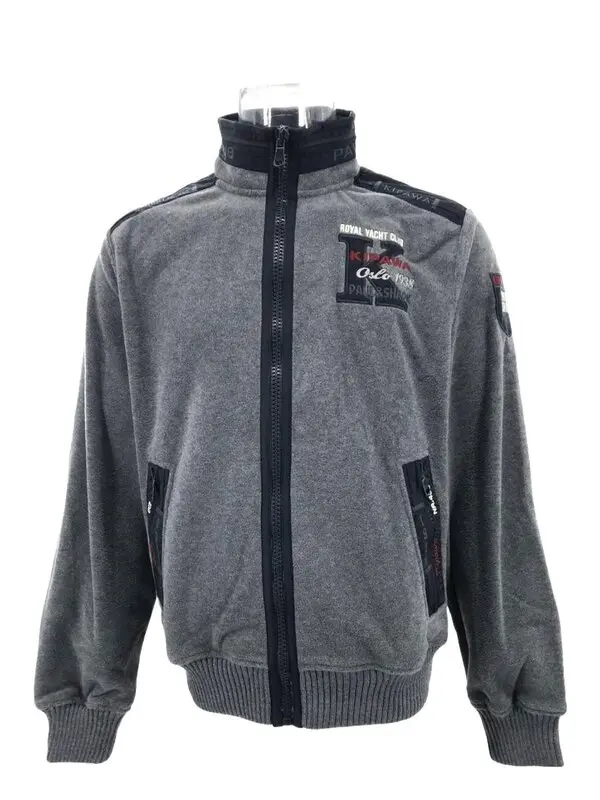 PAUL  SHARK Paul & Shark Zip Up Stand Collar Jacket - Gray