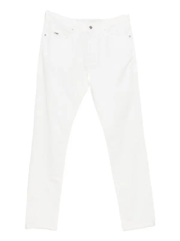 Emporio Armani Logo Jeans - White