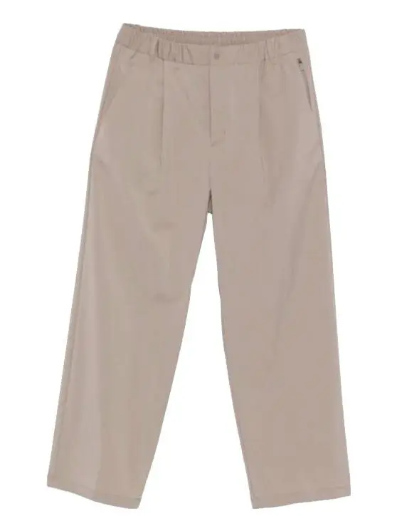 Herno Pleated Wide-leg Trousers - Nude
