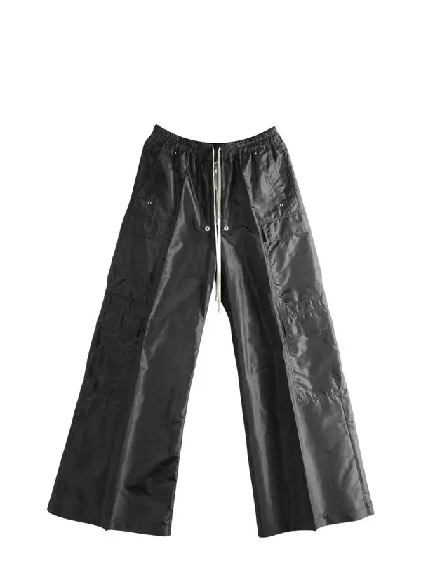 Rick Owens Eyelet Drawstring Cargo Pants - Black