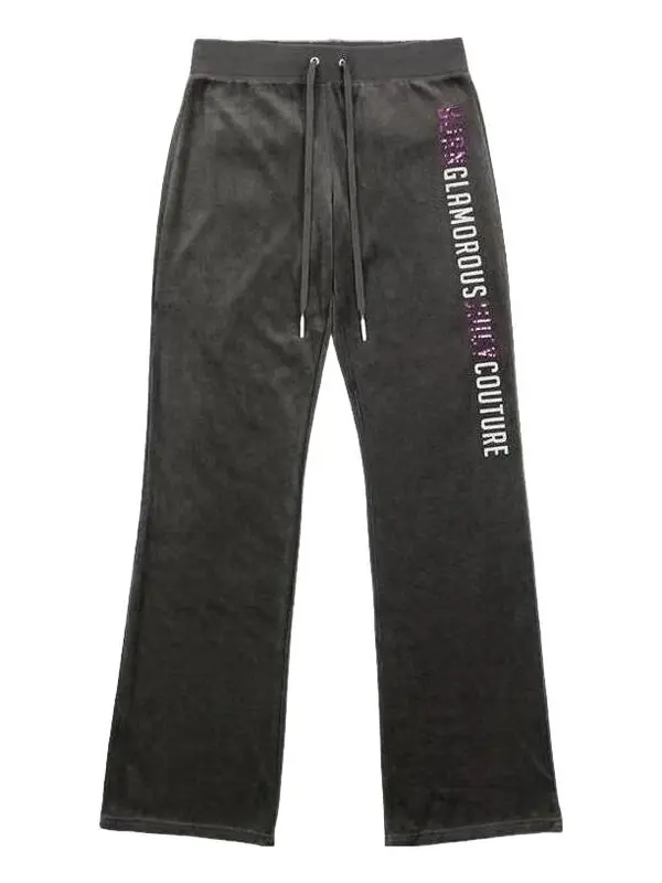 Juicy Couture Logo Casual Pants - Black