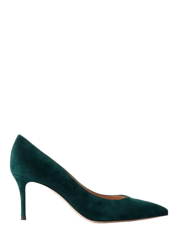 GIANVITO ROSSI Suede Pumps - Black