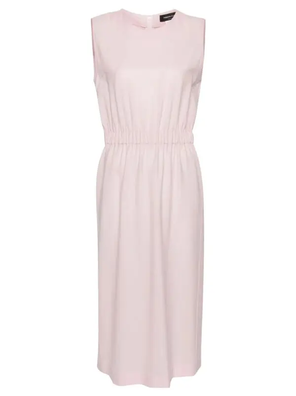 Fabiana Filippi Round Neck Midi Dress - Pink