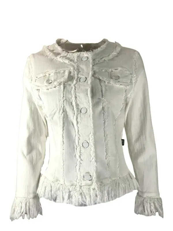 Moschino Detailed Jacket - Gray