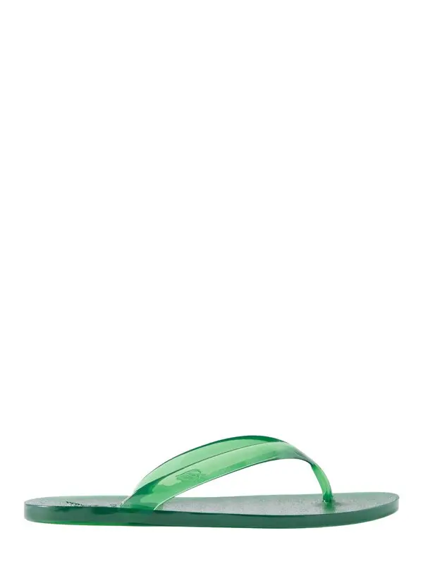ANCIENT GREEK SANDALS Saionara" Jelly Pvc Flip Flops - Green