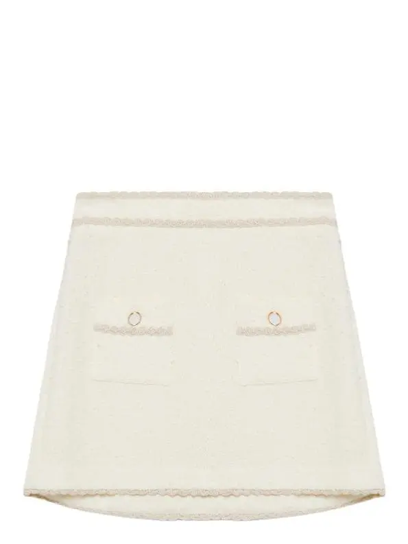 Simkhai Leighton Mini Skirt - Ivory
