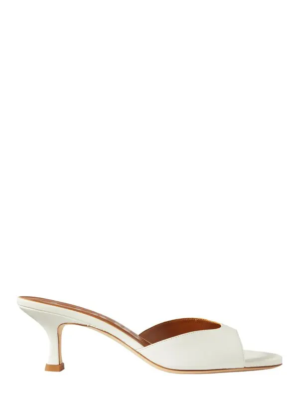 Staud Leather Mules - White