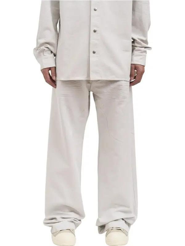 Rick Owens Belt Loop Jeans - White