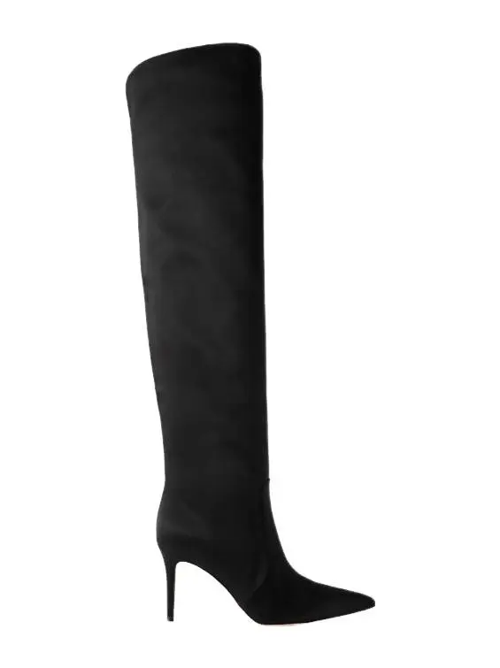 GIANVITO ROSSI Over-the-knee Stiletto Boots - Black