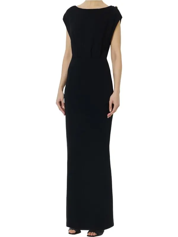 Elisabetta Franchi Milano Stitch Knitted Dress - Black
